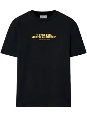 Off-White Slogan-print Short-sleeve T-shirt - Black