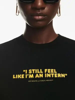 Off-White Slogan-print Short-sleeve T-shirt