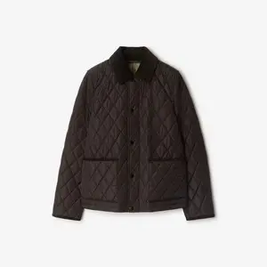 Burberry Quilted Nylon Jacket - Peat/brush
