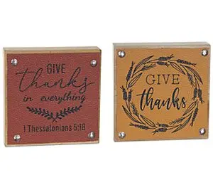 MELROSE Give Thanks Harvest Sign