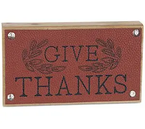 MELROSE Thankful Harvest Sentiment Sign