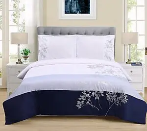 SUPERIOR Cotton 3-piece King Duvet Cover Set - One-color