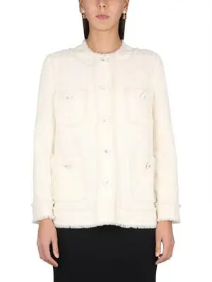 Dolce & Gabbana Single-Breasted Jacket White