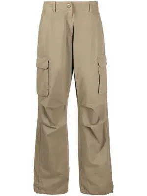 Coperni Wide Leg Cargo Trousers - Kaki