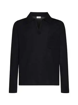 Saint Laurent T-shirts And Polos - Black