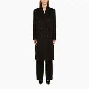 Calvin Klein Double-breasted Coat - Black