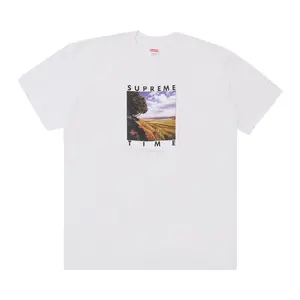 Supreme Time Tee - White