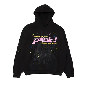 SP5DER P*nk Hoodie - Black