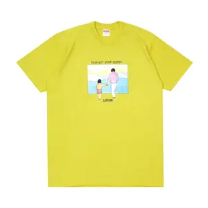 Supreme Heaven And Earth Tee 'sulfur - Yellow