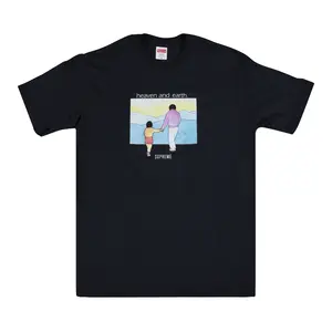 Supreme Heaven And Earth T-shirt 'navy - Blue