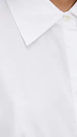 Tibi Gabe Oversized Shirt - White