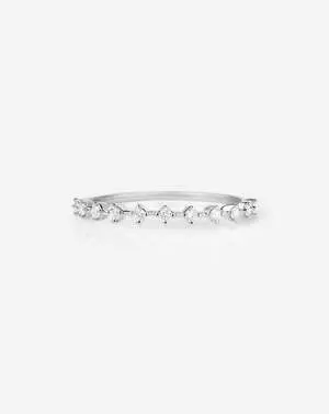 Ring Concierge Diamond Stacked Band Ring - One-color