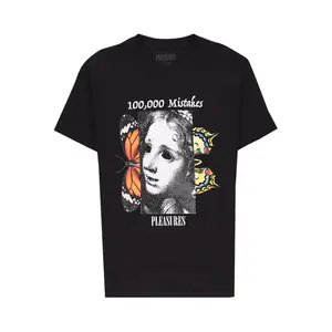 PLEASURES Mistakes Graphic T-shirt - Black