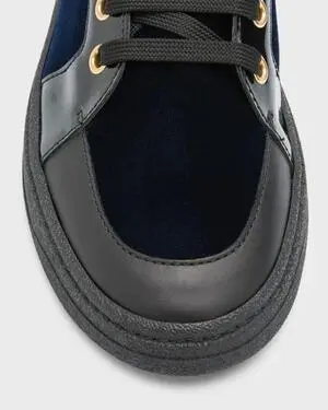 GIUSEPPE ZANOTTI Veronica Low-top Sneakers - Navy/blk