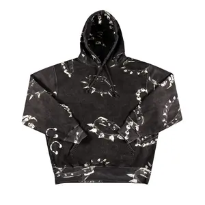 Supreme Studded Collars Hooded Sweatshirt - Black
