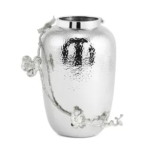 Michael Aram White Orchid Large Vase - Silver