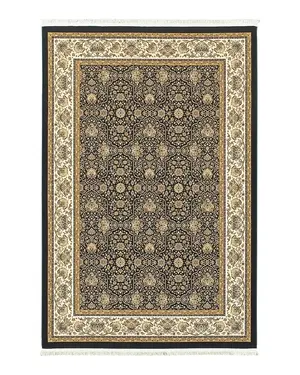 ORIENTAL WEAVERS Masterpiece 1331 Area Rug, 7'10 X 10'10 Navy/ivory
