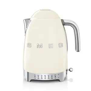 SMEG 50s Retro Variable Temperature Kettle - Cream