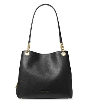 Michael Kors Kensington Large Leather Tote - Black