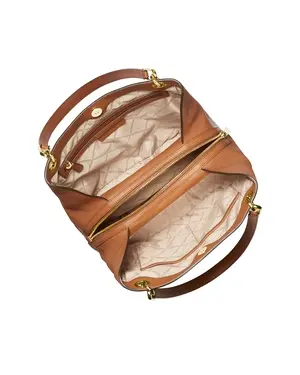 Michael Kors Kensington Large Leather Tote - Brown