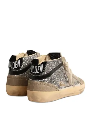 GOLDEN GOOSE Mid Star Glitter Mid Top Sneakers
