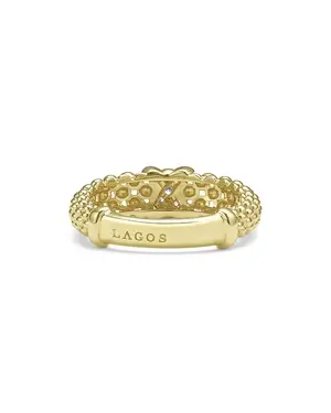 Lagos 18k Yellow Diamond Ring - Gold