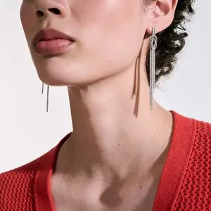 John Hardy Love Knot Drop Earrings - Sterling Silver