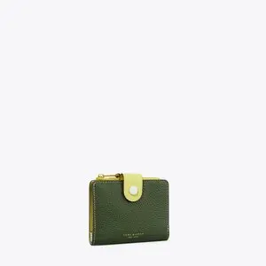 Tory Burch Tory Burch Colorblock Bi-Fold Wallet Basil Multi