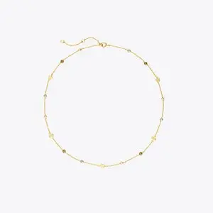 Tory Burch Tory Burch Kira Pearl Necklace Tory Gold/brown