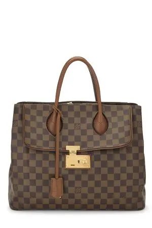 LOUIS VUITTON Damier Ebene Ascot Tote - Brown