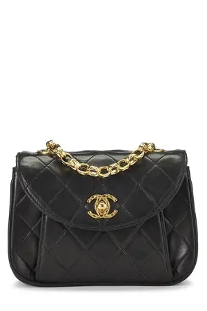 Chanel Quilted Lambskin Round Flap