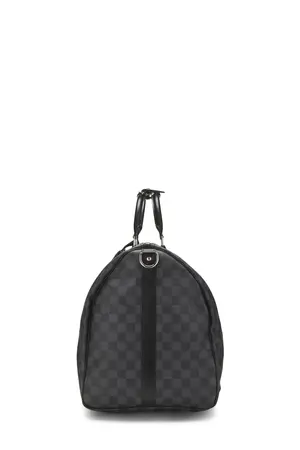 LOUIS VUITTON Damier Graphite Keepall Bandouliere 55