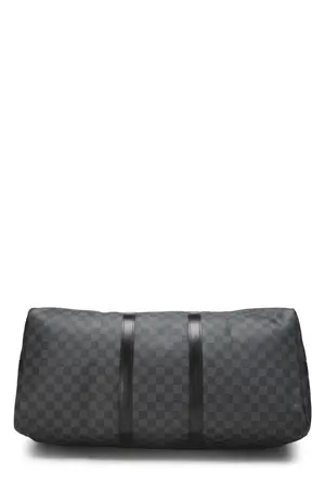 LOUIS VUITTON Damier Graphite Keepall Bandouliere 55