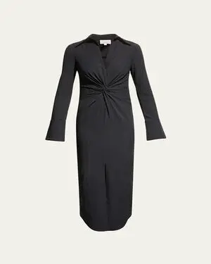 Cinq À Sept Mckenna Midi Dress - Black