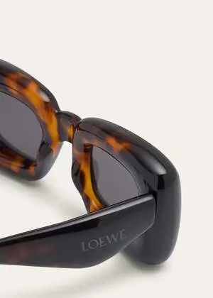 Loewe Fashion Show Inflated Square Sunglasses