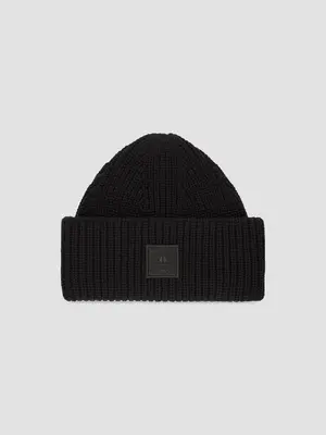 Moose Knuckles Neige Wool-blend Beanie - Black