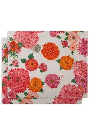 La DoubleJ X Passalacqua Bright Blooms Tablemat - White