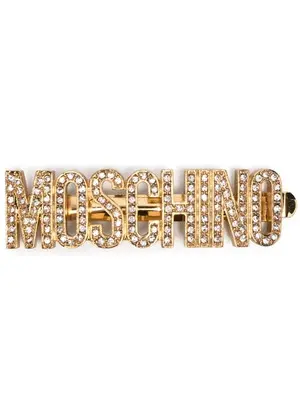 Moschino Hair Clip - Gold