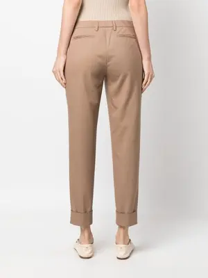Fabiana Filippi Montefalco Cropped Trousers - Brown