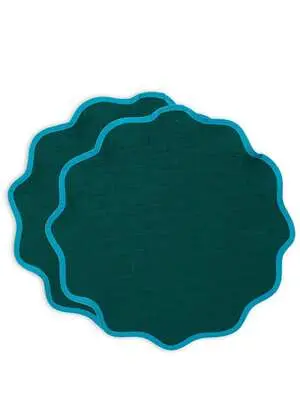 La DoubleJ Cloud Cotton Tablemat - Green