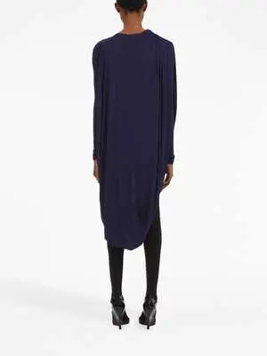 FERRAGAMO Asymmetric Draped Long-sleeve Dress