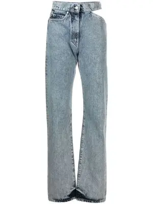 Msgm Button Detailed Jeans For Women