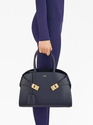 FERRAGAMO Hug Handbag M - Blue
