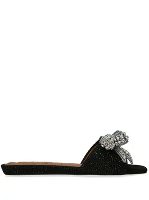 Kurt Geiger Kensington Crystal Bow Sandals