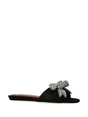 Kurt Geiger Kensington Crystal Bow Sandals