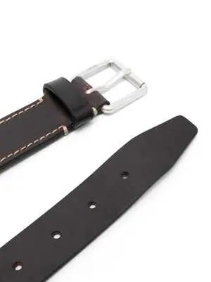 LEMAIRE Logo-engraved Leather Belt