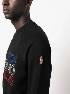 Moncler Logo-embroidered Cotton Sweatshirt