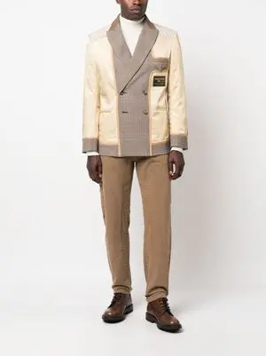 Moschino Panelled Double-breasted Blazer