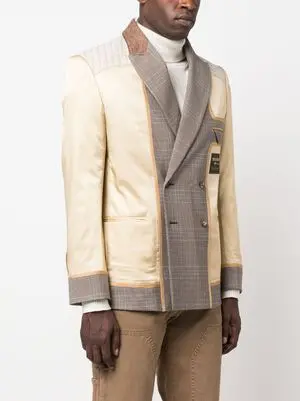 Moschino Panelled Double-breasted Blazer