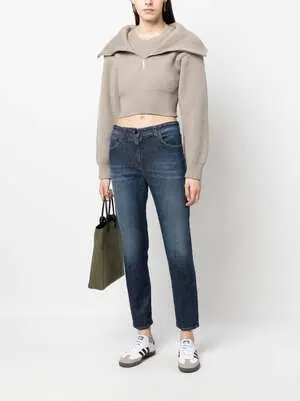 Seventy Straight-leg Cropped Jeans